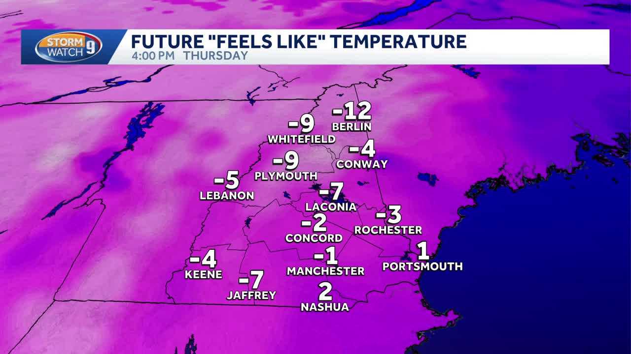 Light snow, blustery winds expected on New Year's Day in NH