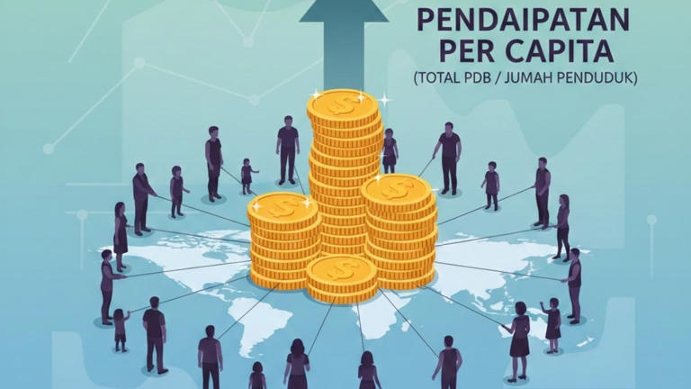 Pendapatan per kapita: Rumus, contoh, dan cara menghitungnya