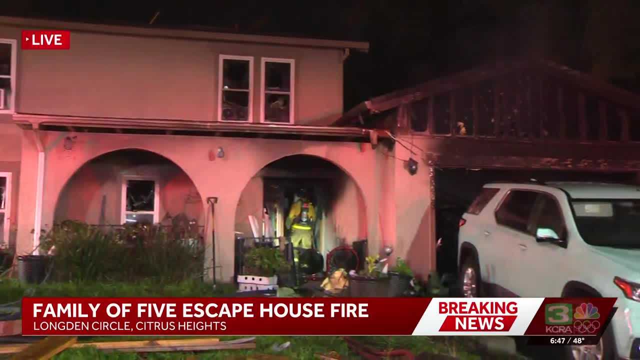 1 person injured, dogs killed in Citrus Heights house fire