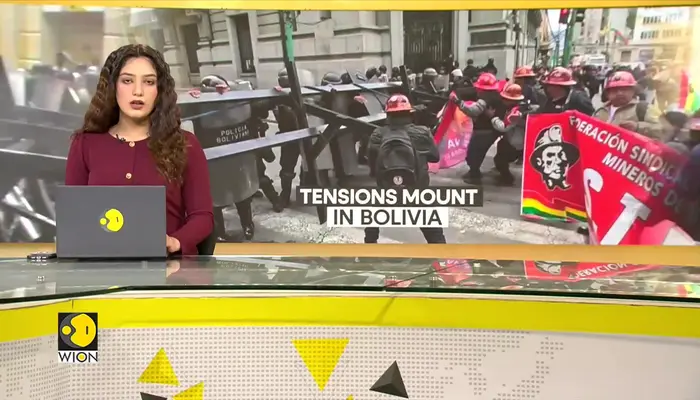 Bolivia crisis: Protesters clash with police in La Paz over fuel ...