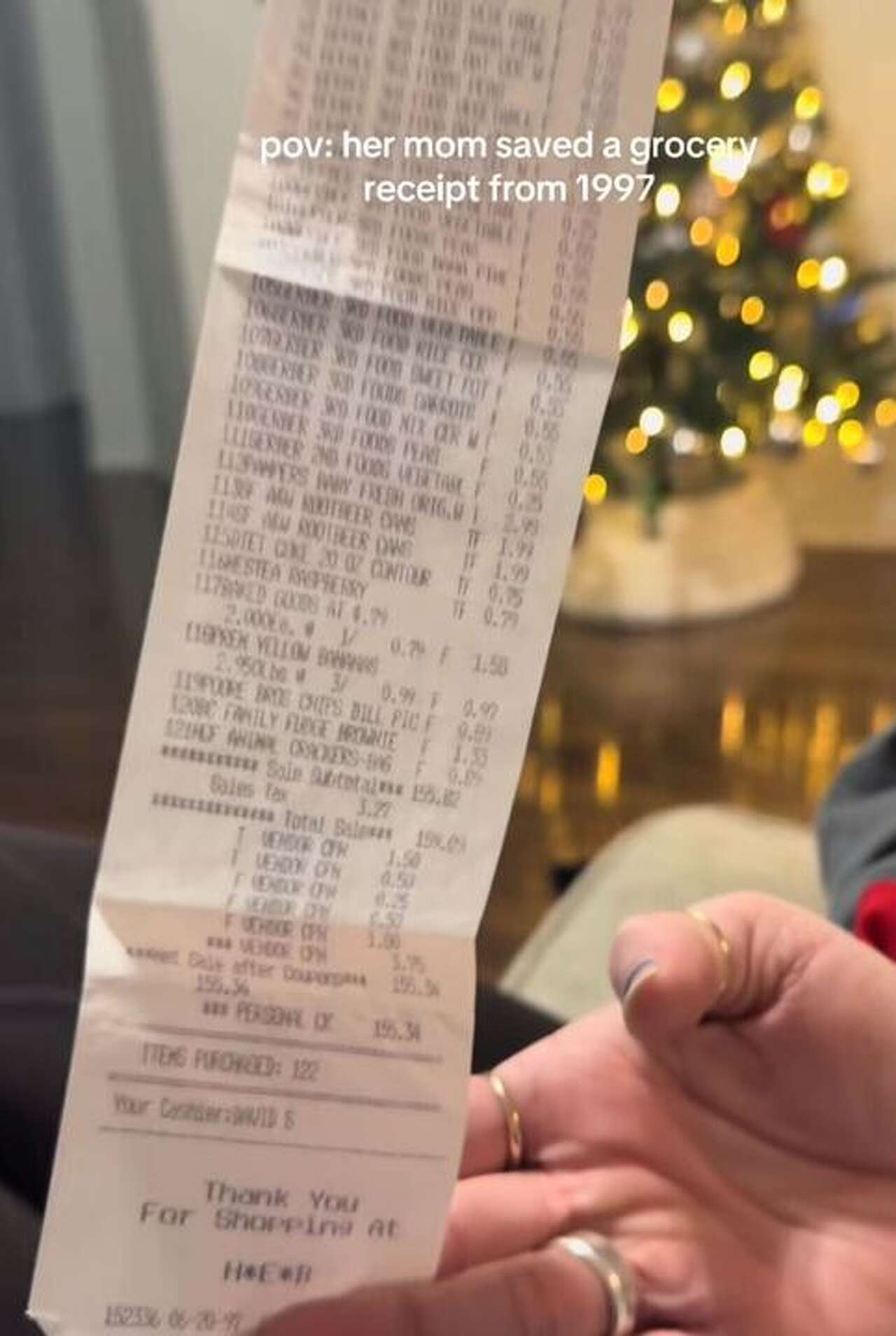 'So depressing': 1990s H-E-B receipt goes viral for low prices vs. today