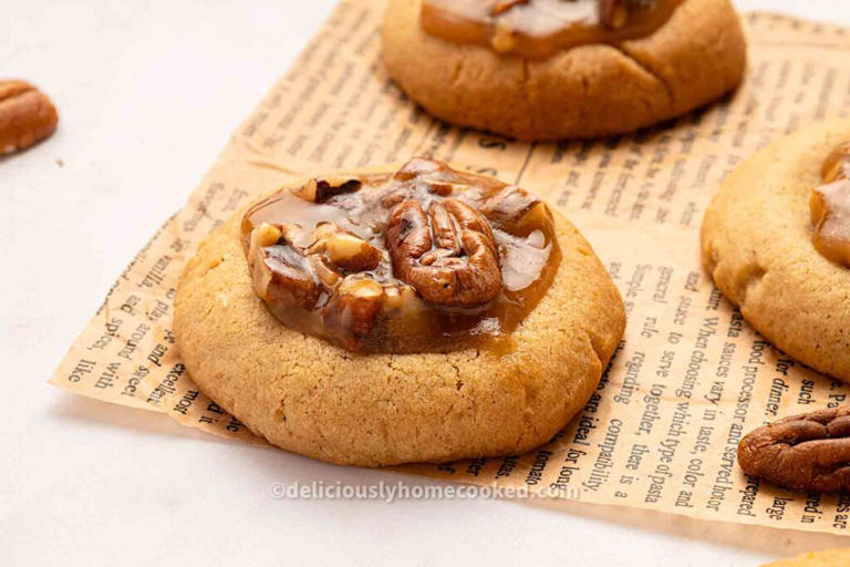 Pecan pie cookies