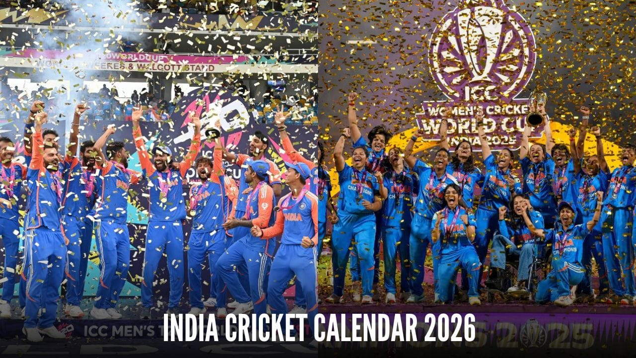India cricket schedule 2026: 3 World Cups; England, New Zealand tour ...