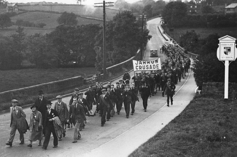 The story of the Jarrow March: A first look 90 years on from the ...