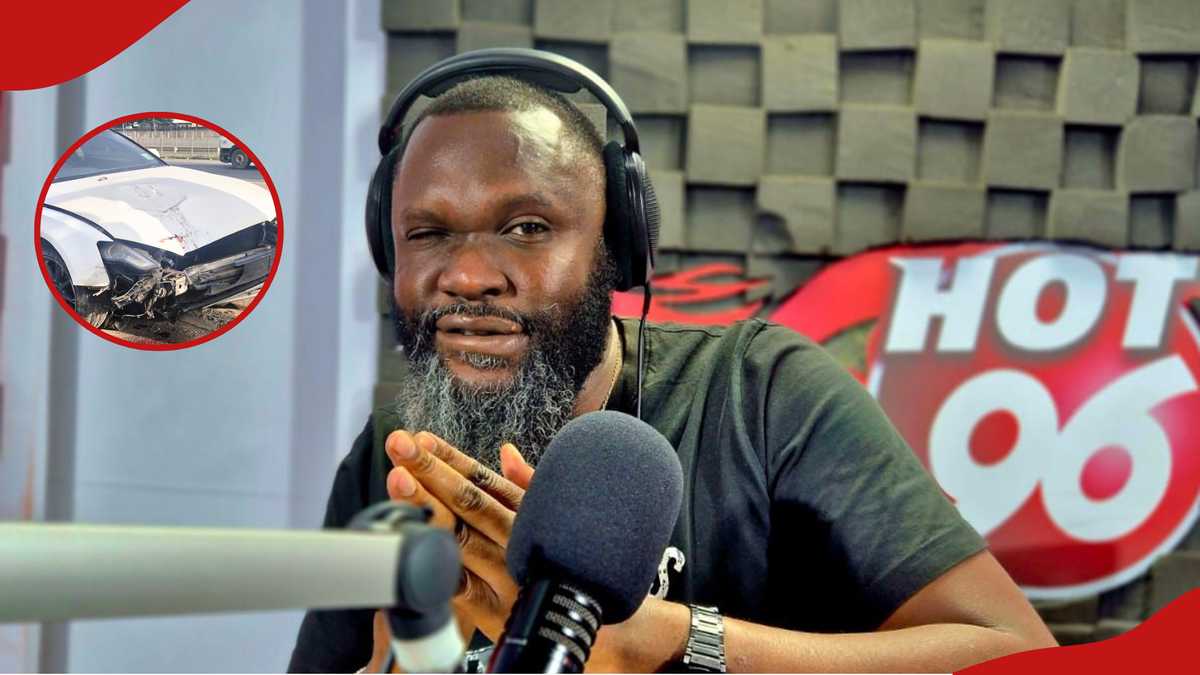 Radio presenter Nick Odhiambo involved in road accident on New Year's Eve