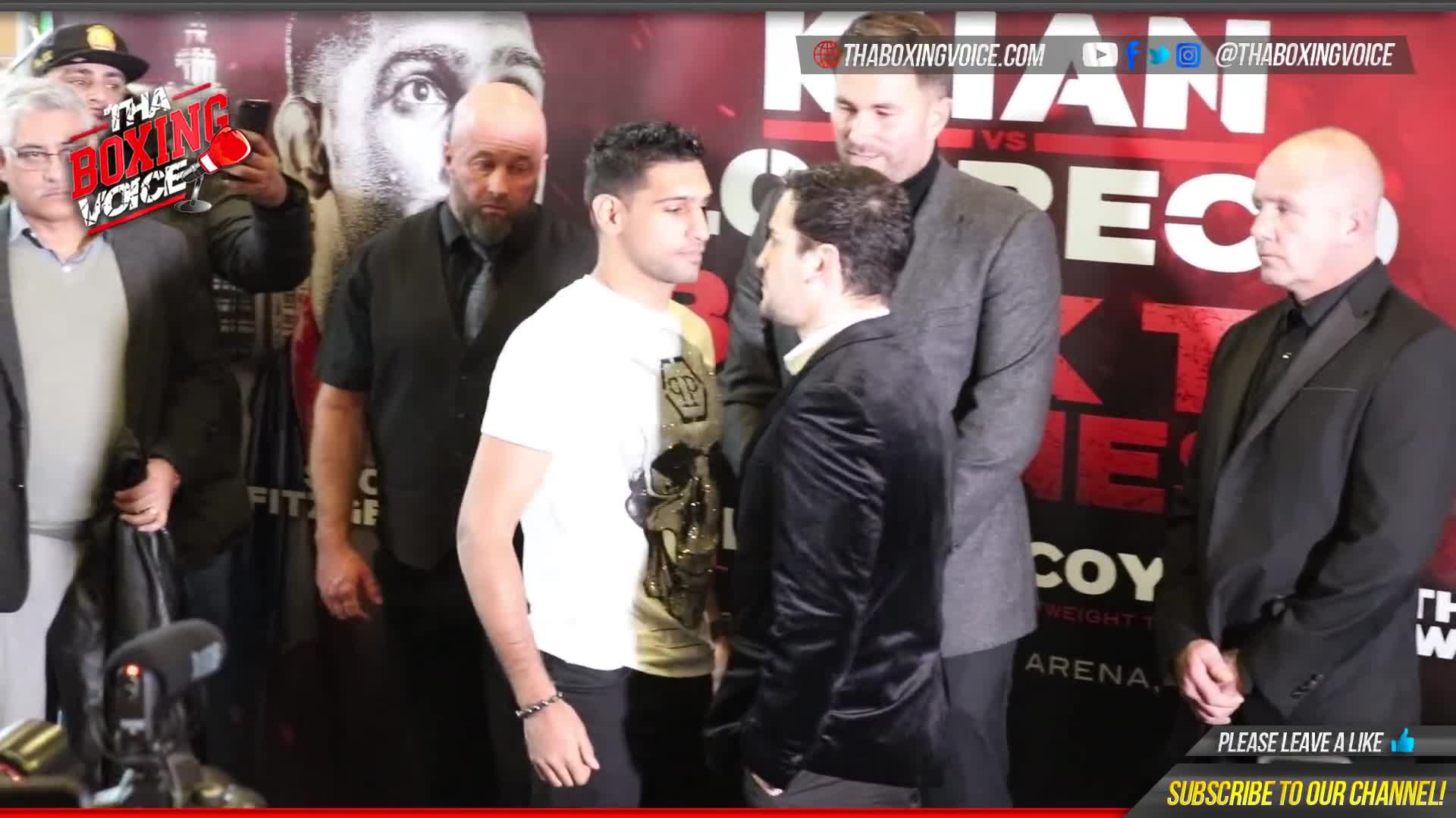 Amir Khan vs Phil Lo Greco HEAD 2 HEAD!!! ITS ON!!!!