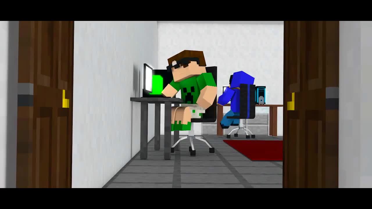 Casa dos youtubers - nova série (Minecraft animation)