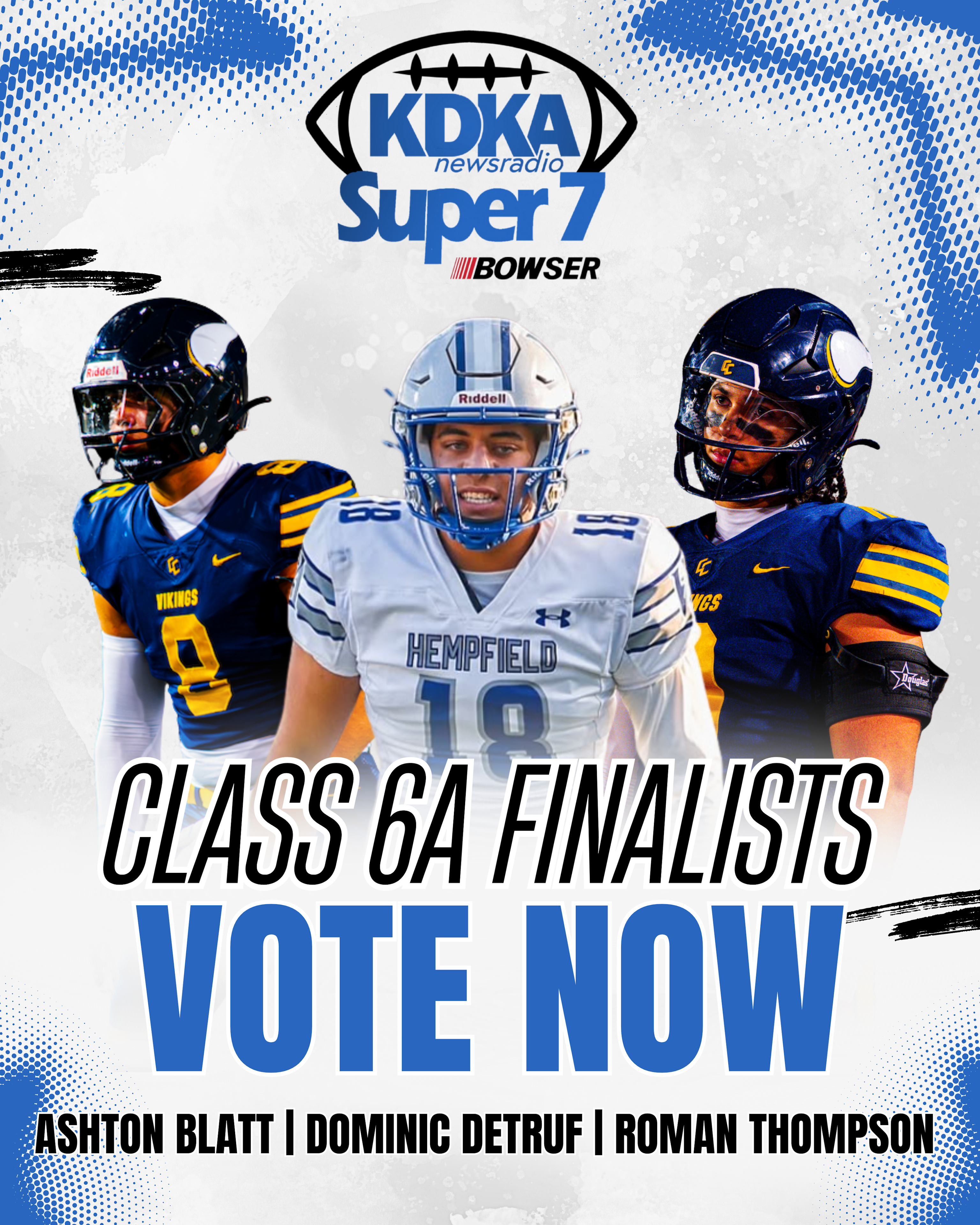 Vote: KDKA Radio Super 7: High school football 2025