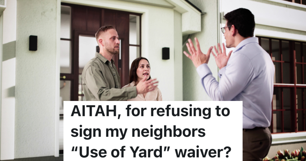 Neighbors want to start construction on a swimming pool, but they can’t ...