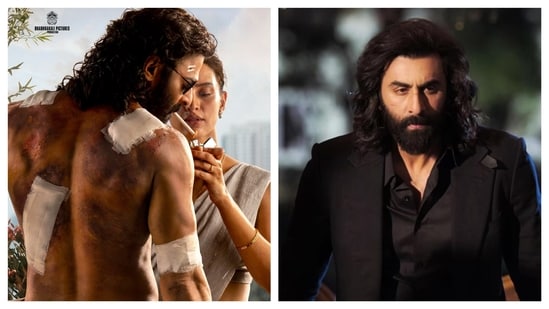 Prabhas’ rugged avatar in Spirit poster reminds internet of Ranbir ...