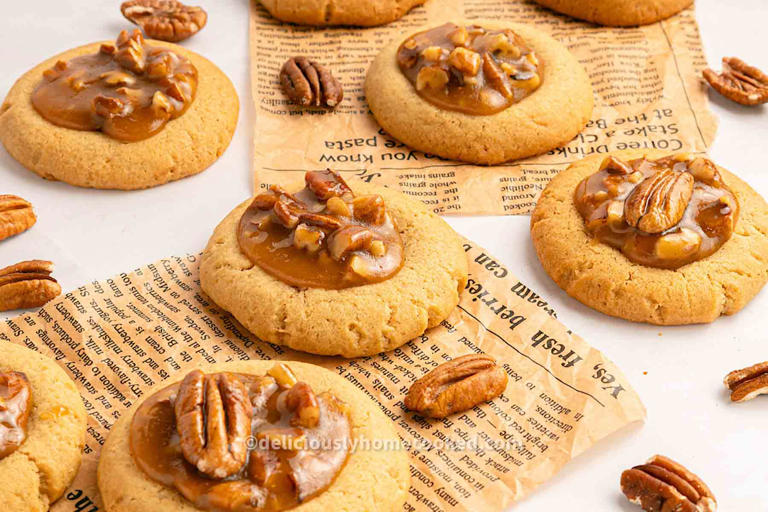 Pecan pie cookies