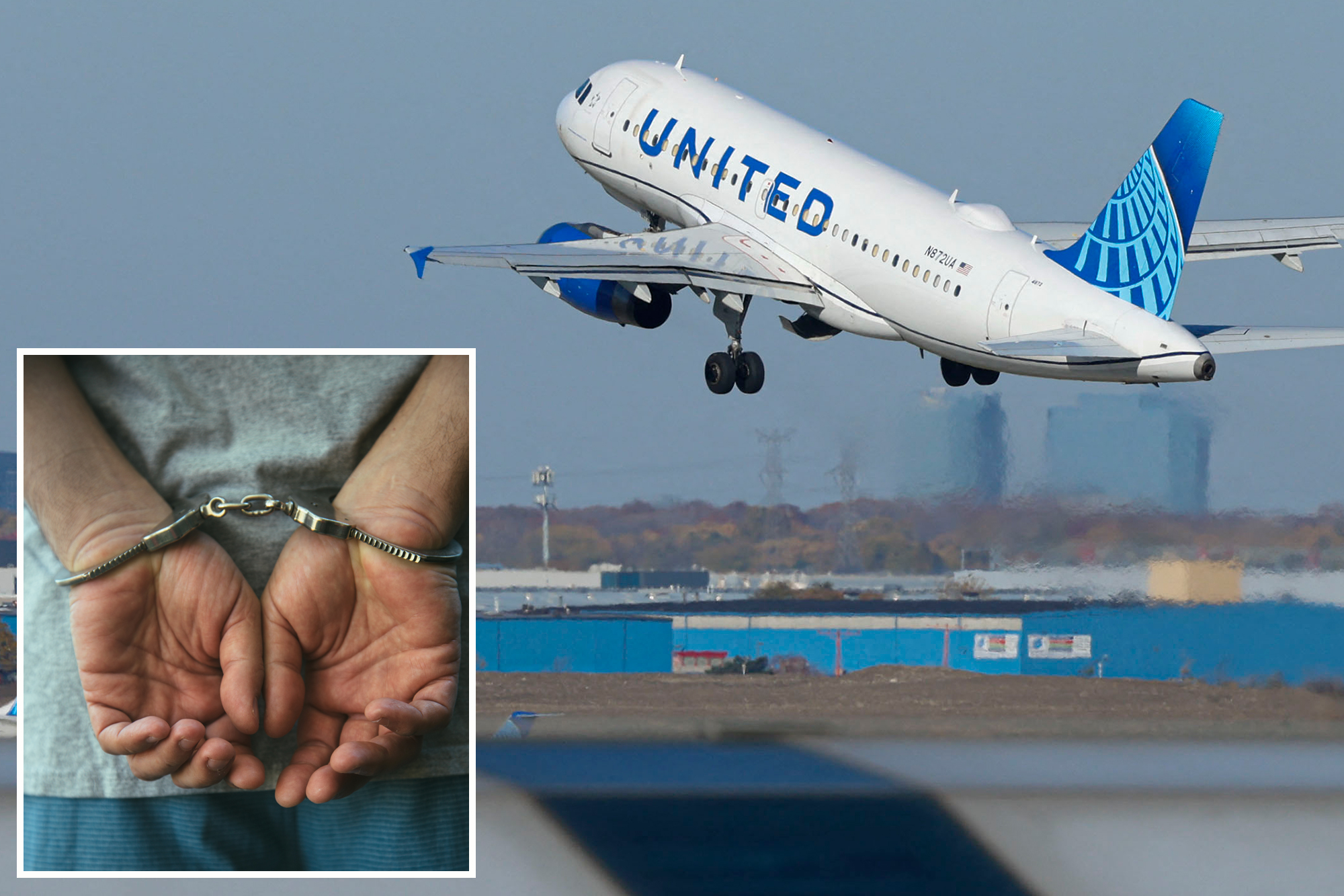 United Airlines passenger slugs flight attendant in face after claiming ...