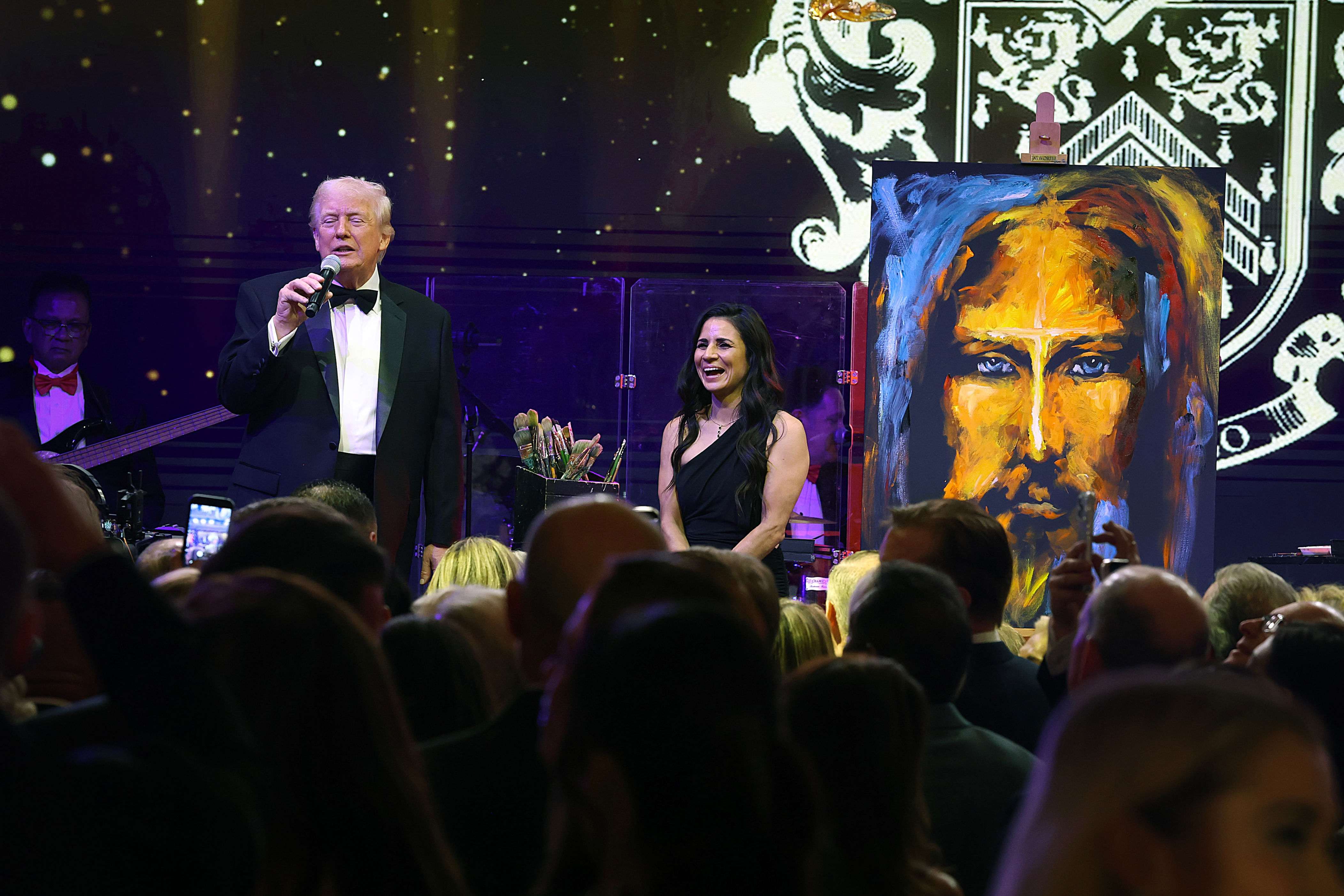 Trump toasts the new year with race-baiting rant