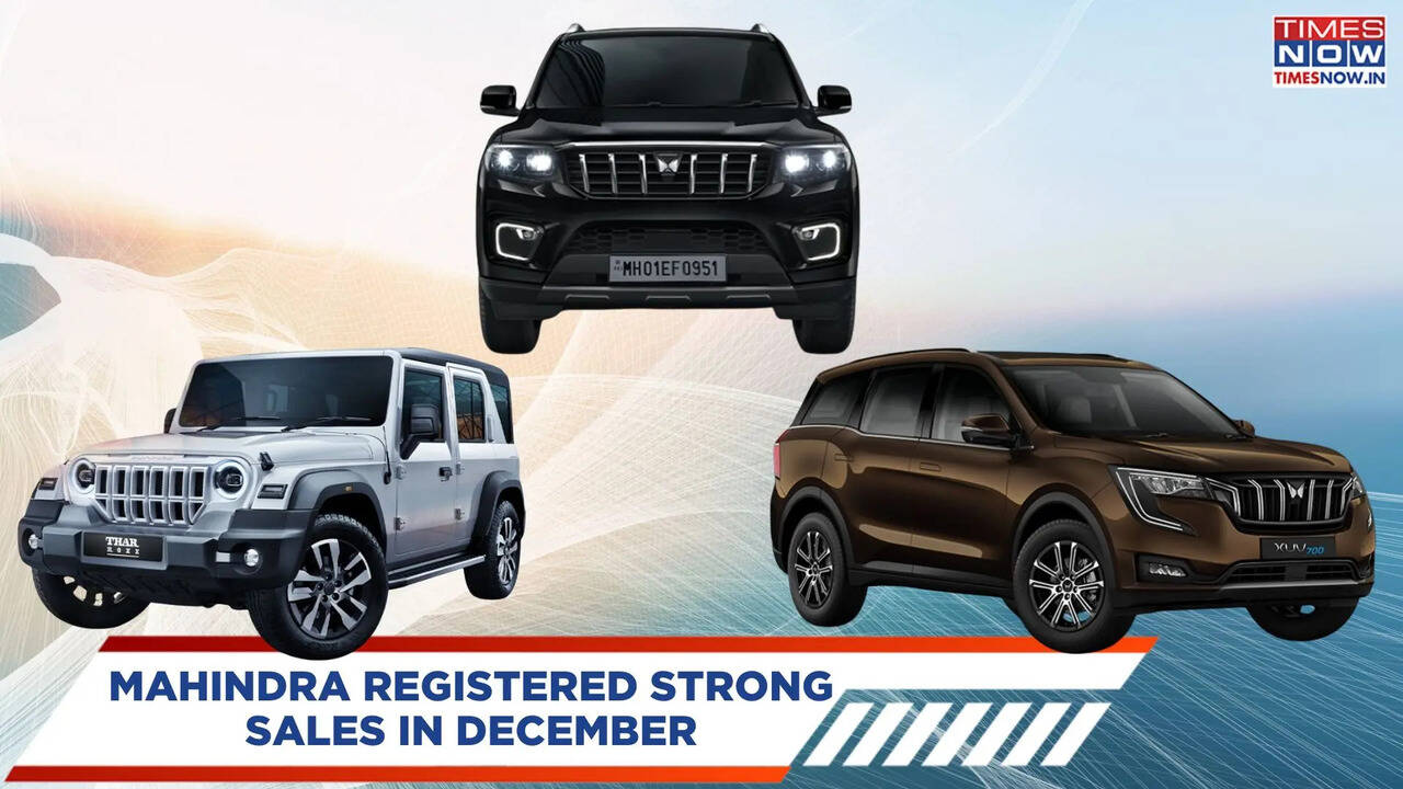 Mahindra ends 2025 on a high with 86,090 vehicle sales in December ...