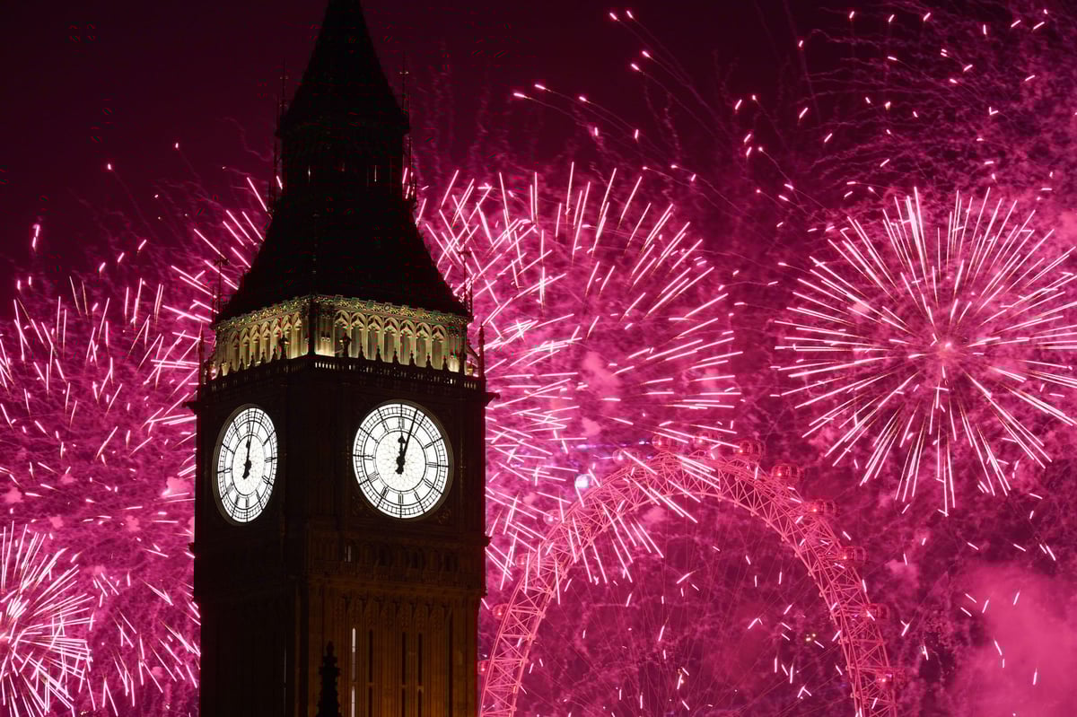 London celebrates New Year with 'world's greatest' fireworks display