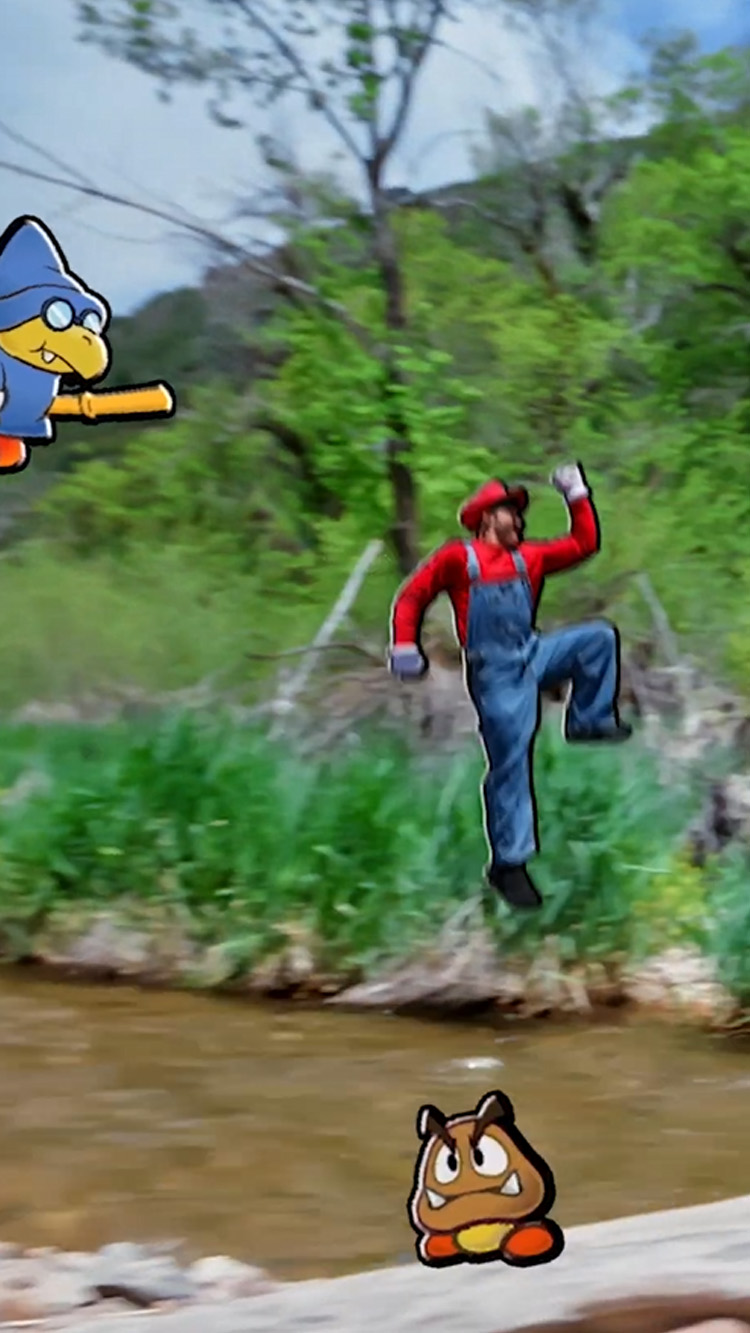 Een Paper Mario avontuur in het echt