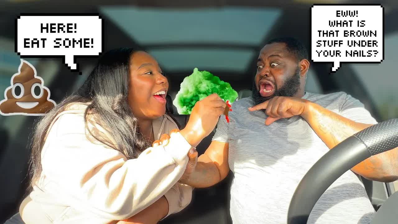 Feeding my husband with poop under my nails *epic prank*