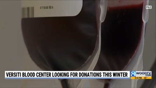 Versiti Blood Center looking for donations this winter