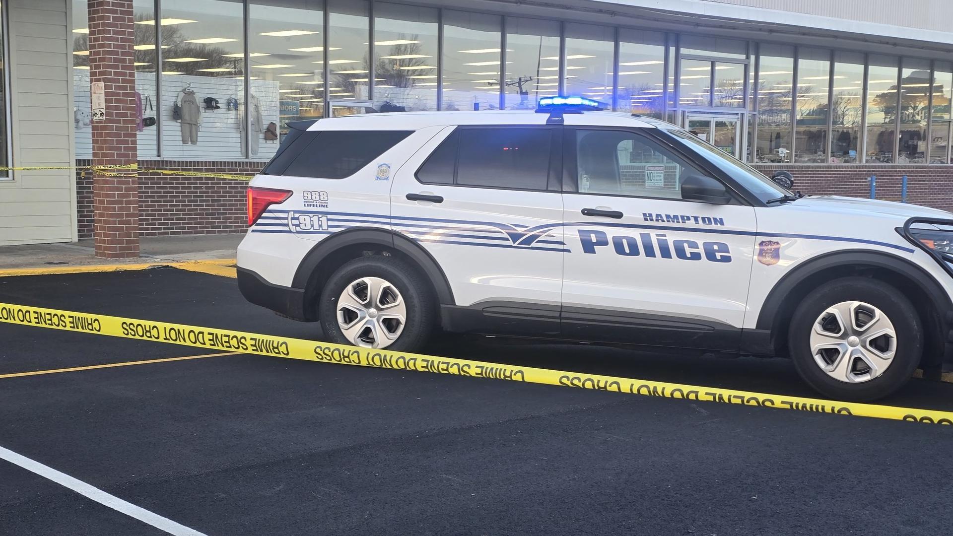 Hampton police respond to non-life-threatening shooting