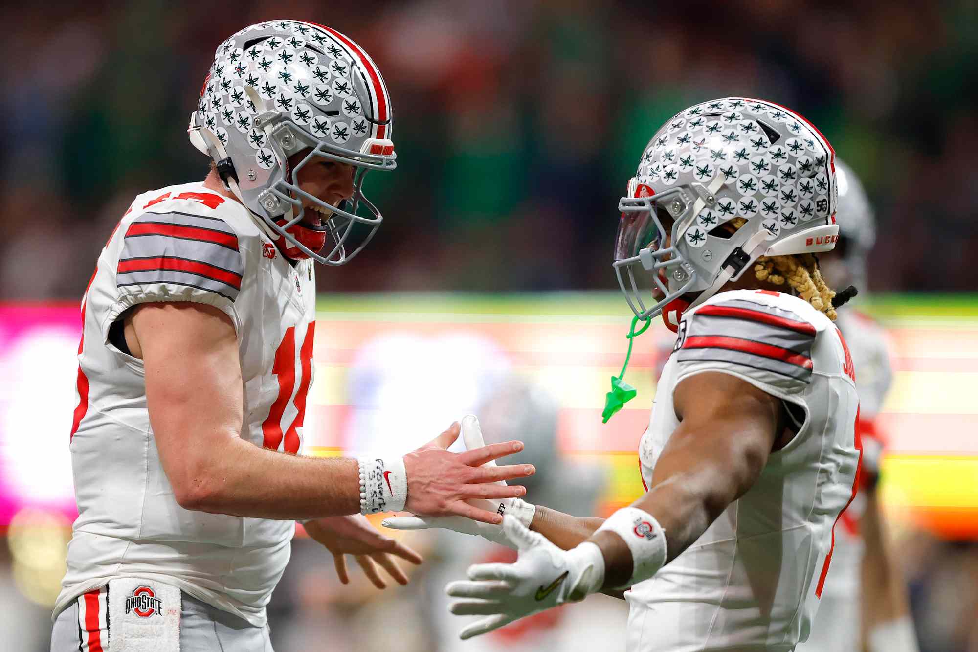 The Ohio State football helmet stickers explained: How do players earn ...