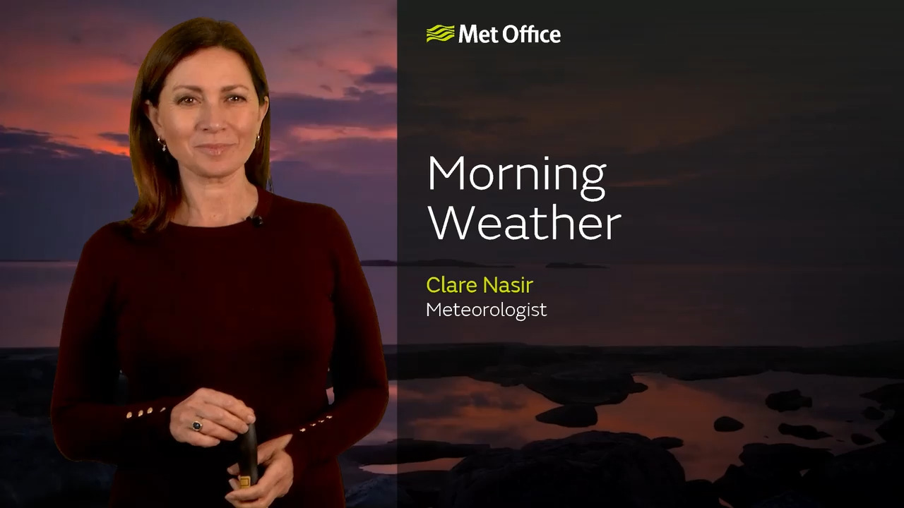 Met Office Wednesday morning weather forecast 12/11/2025