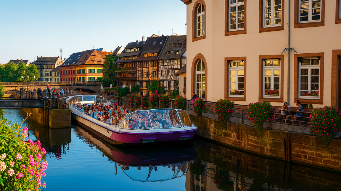 Exploring Strasbourg’s canal views and historic buildings
