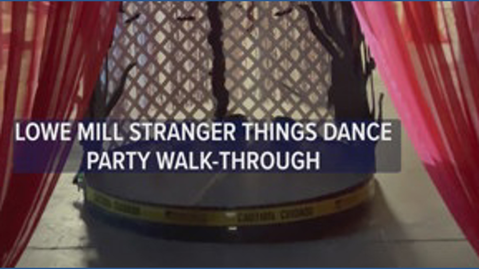 Lowe Mill Stranger Things dance party walk-through