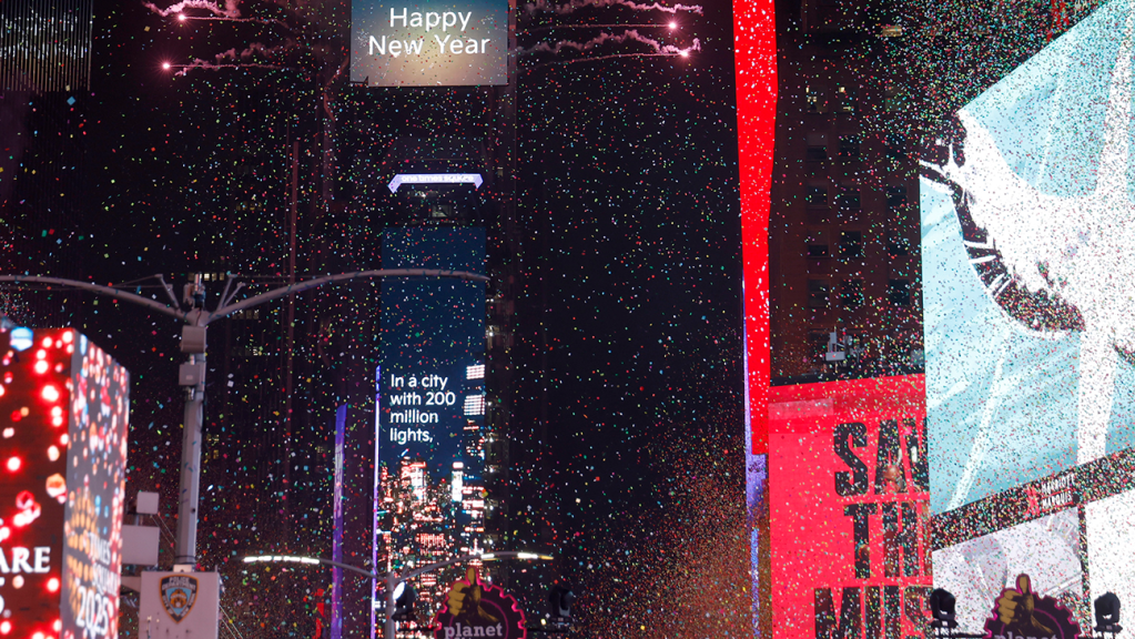 How to watch the Times Square New Year's Eve celebration and 2026 ball ...