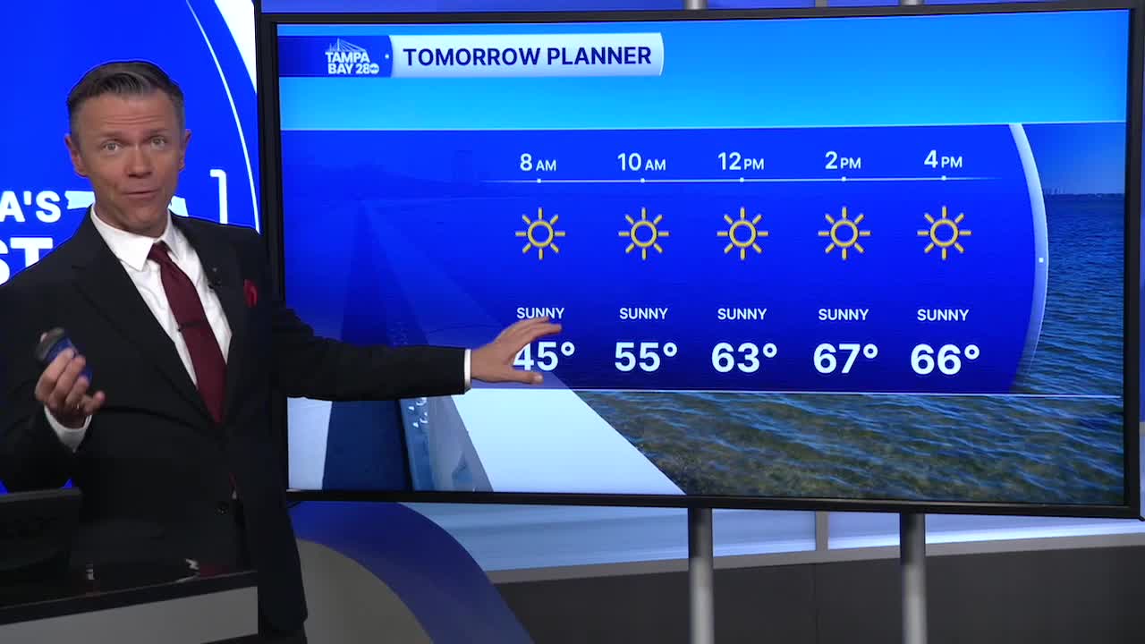 Tampa Bay 28 weather Dec 31, 2025 PM