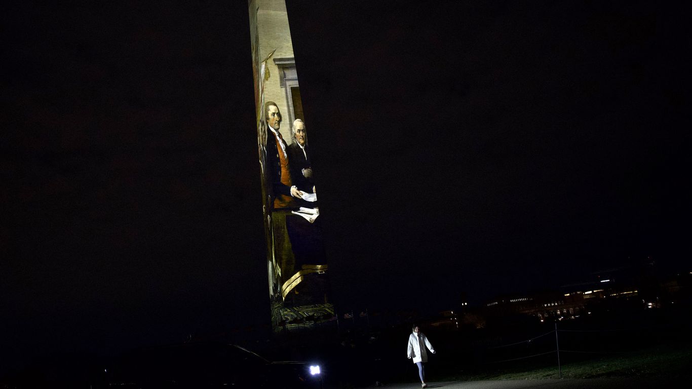 NYE Washington Monument illumination kicks off Trump's yearlong America ...