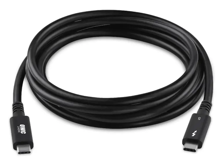 This new Thunderbolt 5 (USB-C) cable is insanely long and fully certified