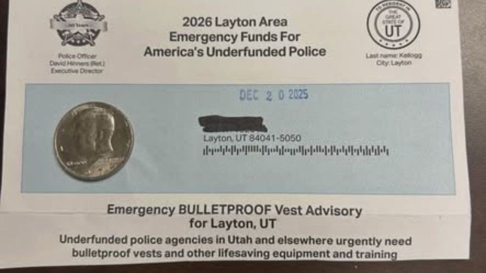 Layton police warn of scam soliciting donations from private citizens