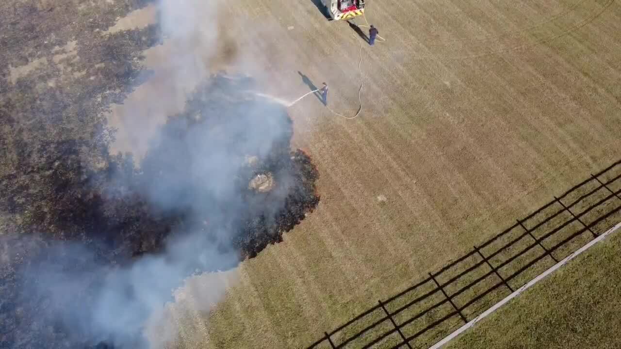 Firefighters respond to brushfire in Lufkin