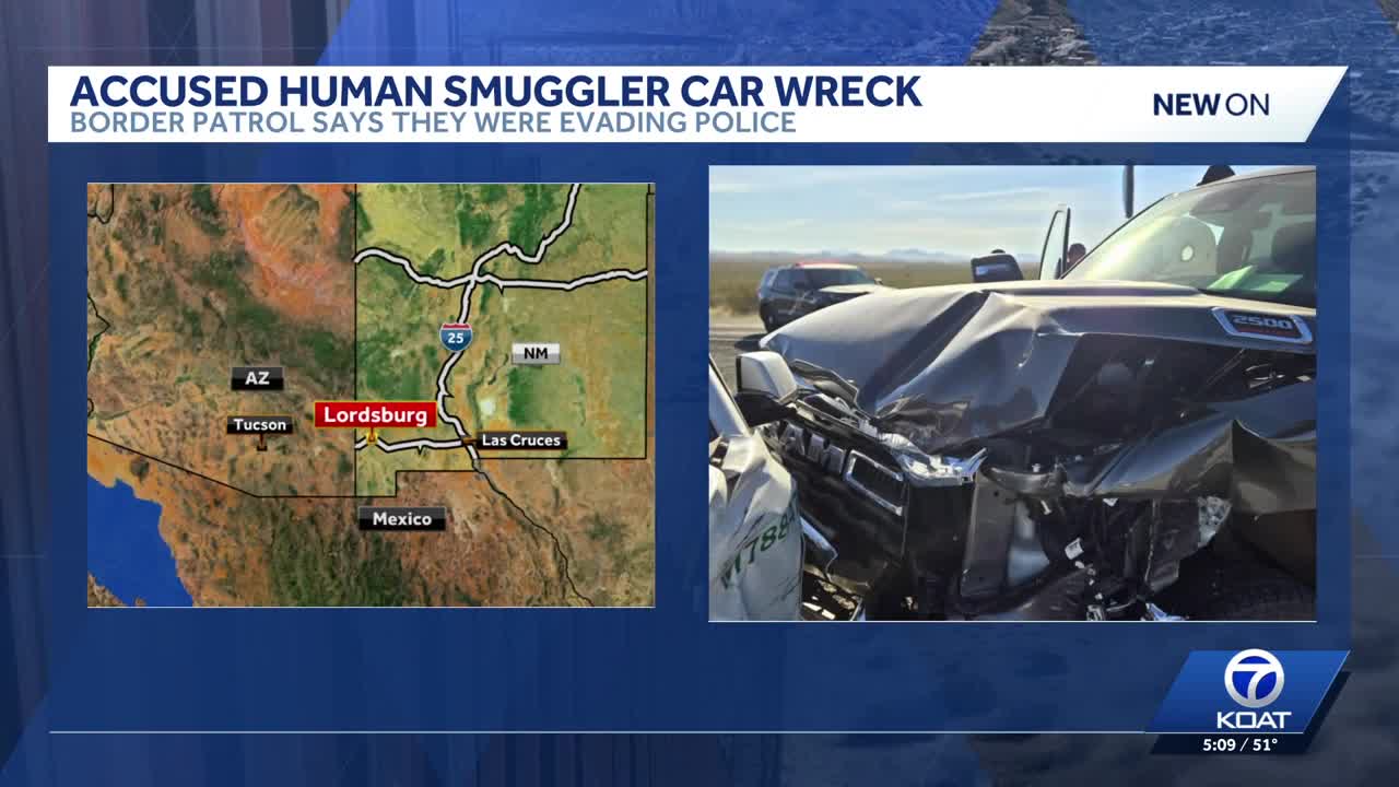 Smuggling suspect accused of hitting Border Patrol vehicle