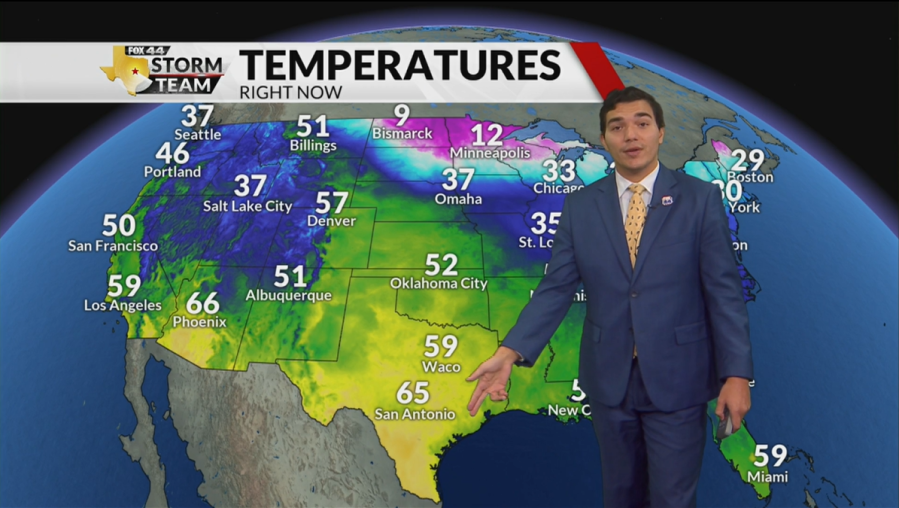 Wednesday night forecast with meteorologist Zavian Colón