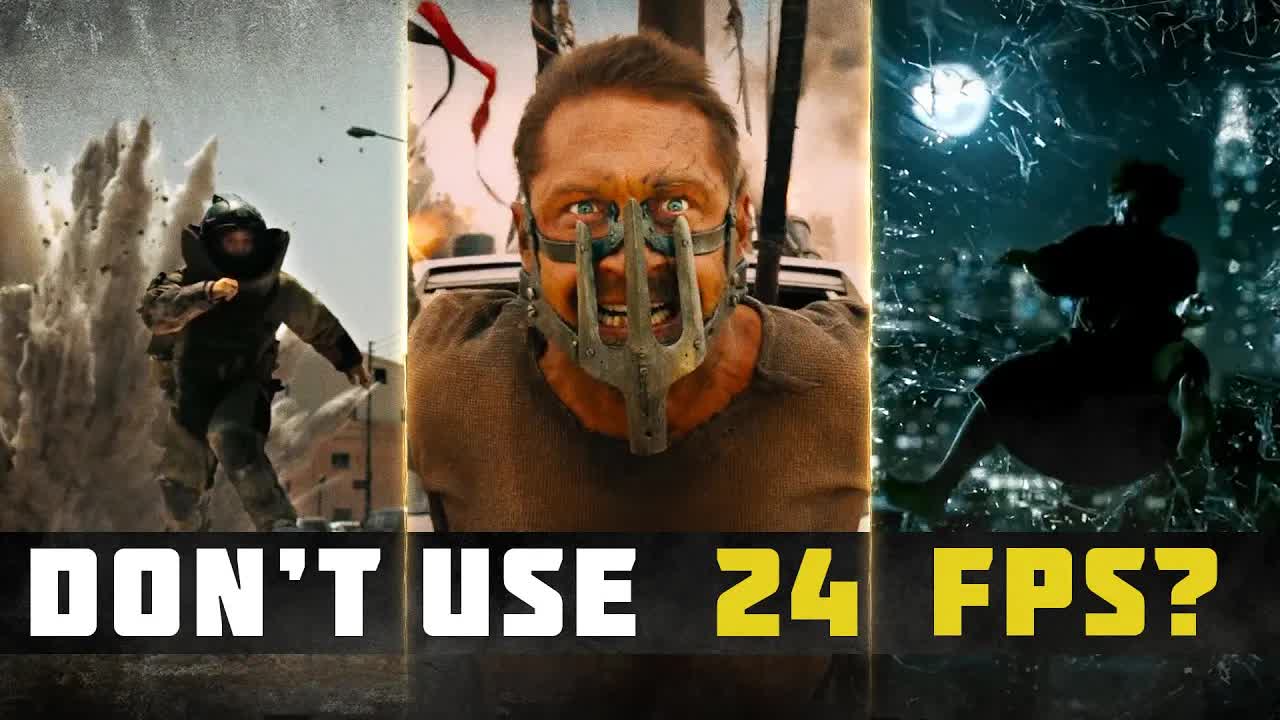 In-camera effects using different frame rates