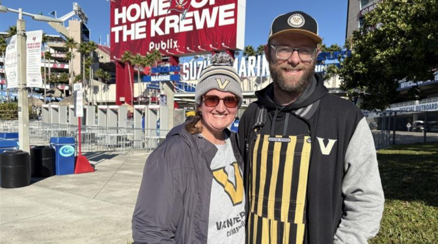 Iowa and Vanderbilt fans cheer on schools at ReliaQuest Bowl
