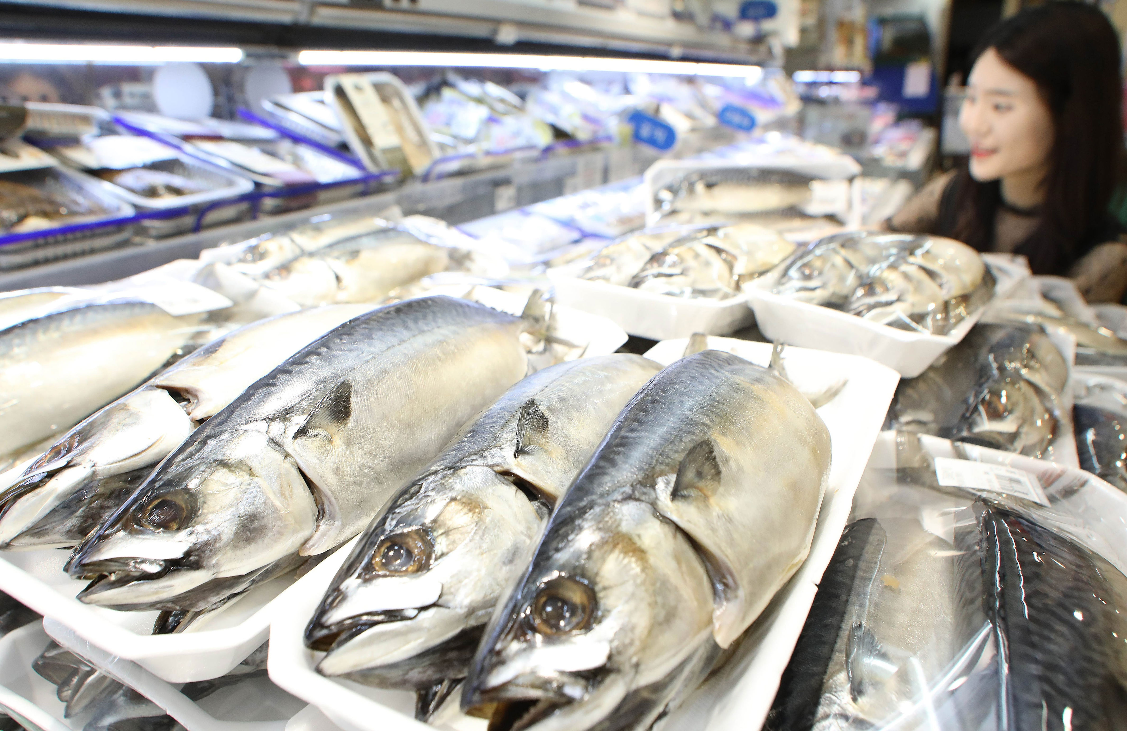 Imported mackerel prices exceed 10,000 won