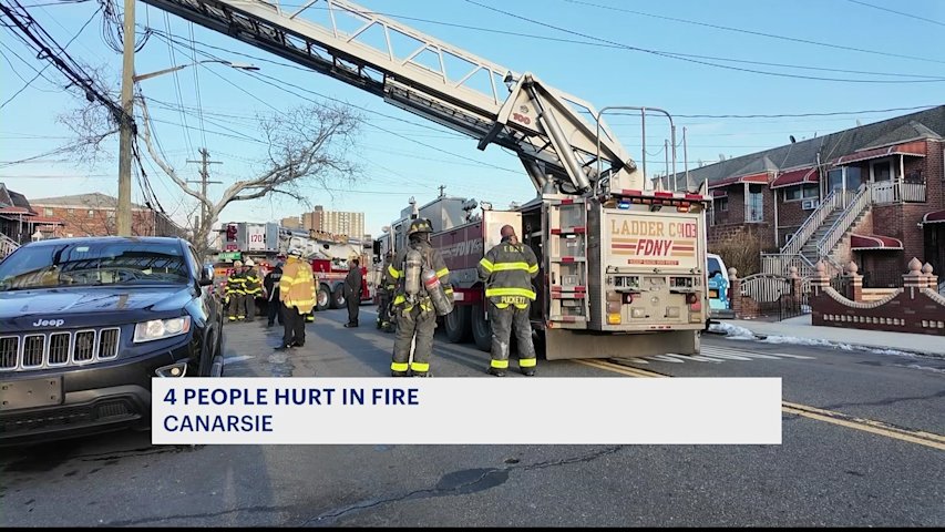 Person seriously hurt, 3 others injured in Canarsie house fire