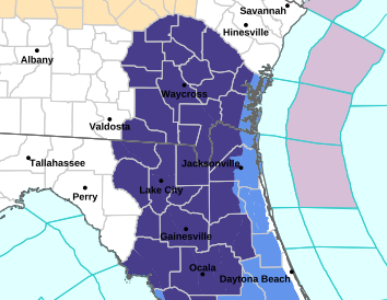 Florida freeze warning map shows cities facing frigid temperatures
