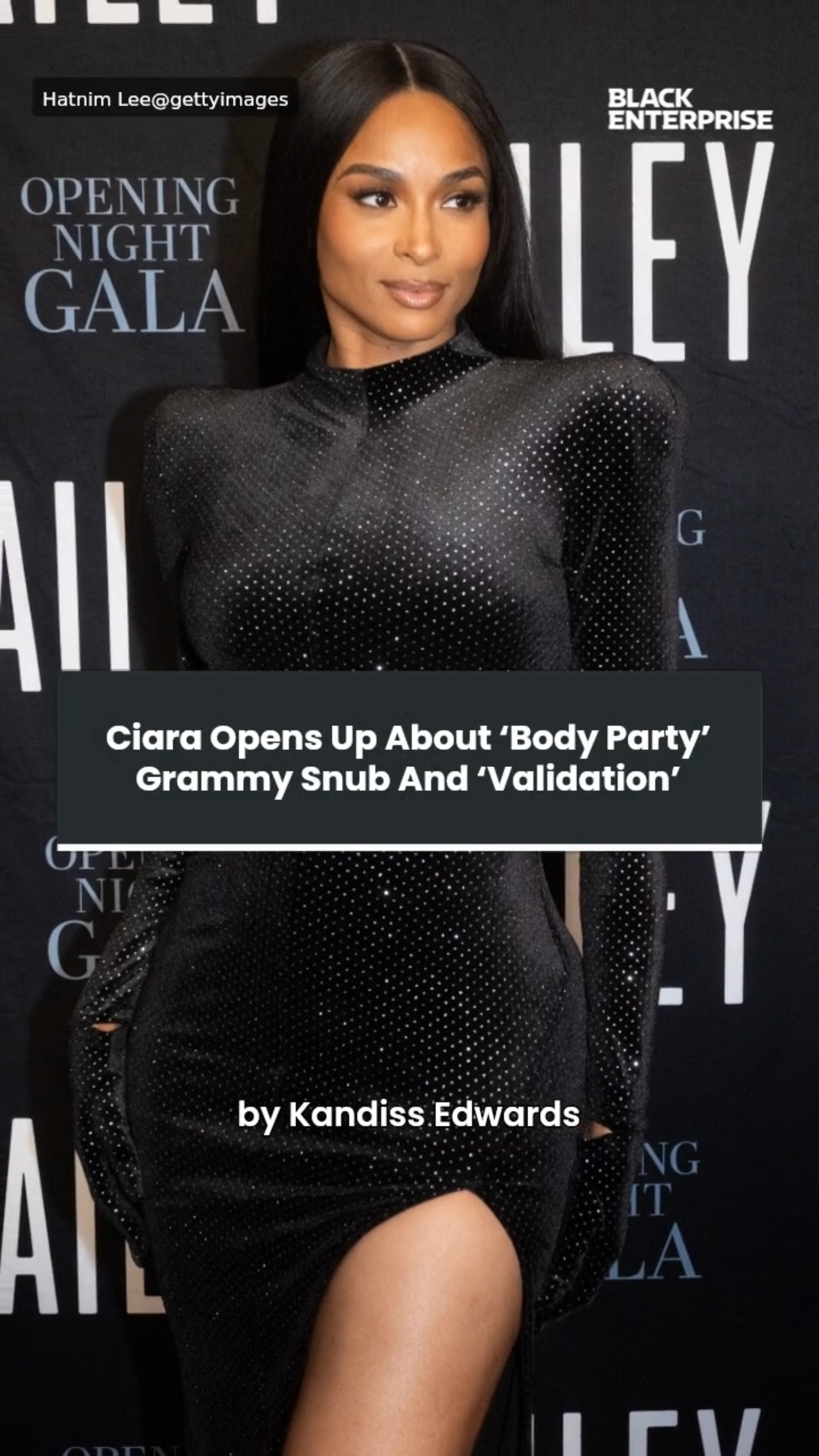 Ciara opens up about ‘Body Party’ Grammy snub and ‘Validation’