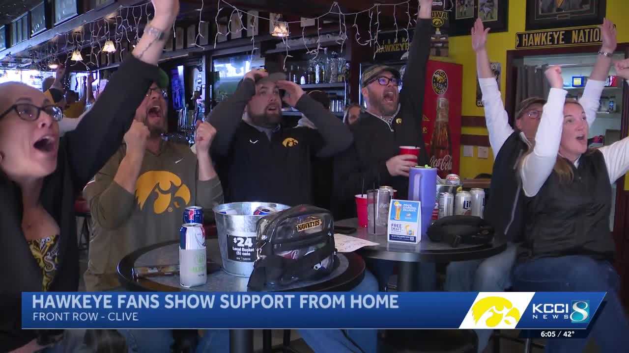 Hawkeye fans bring game-day energy to Clive watch party