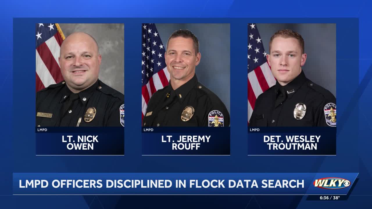 LMPD officers disciplined after Flock cameras were used to conduct ...
