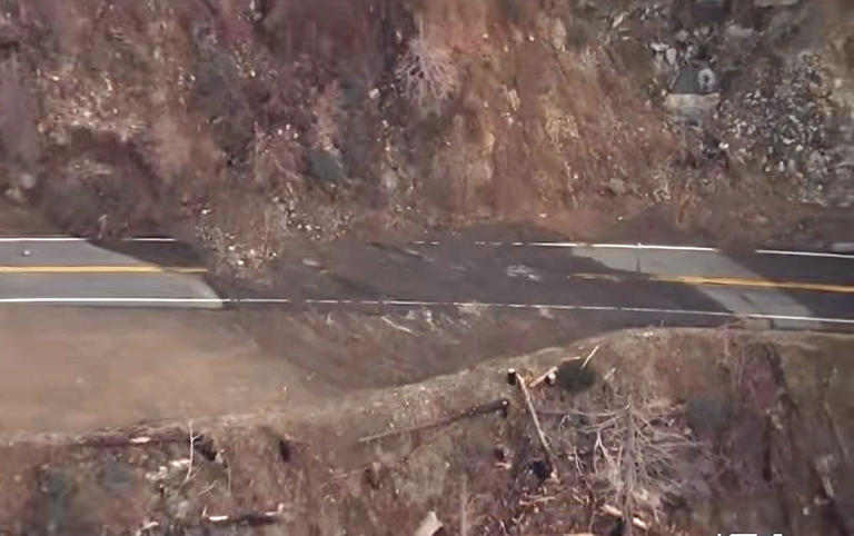 Scenic LA road collapses just 5 miles from where 'Call of Duty' creator ...