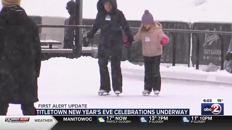 Families ring in the new year with activities at Titletown