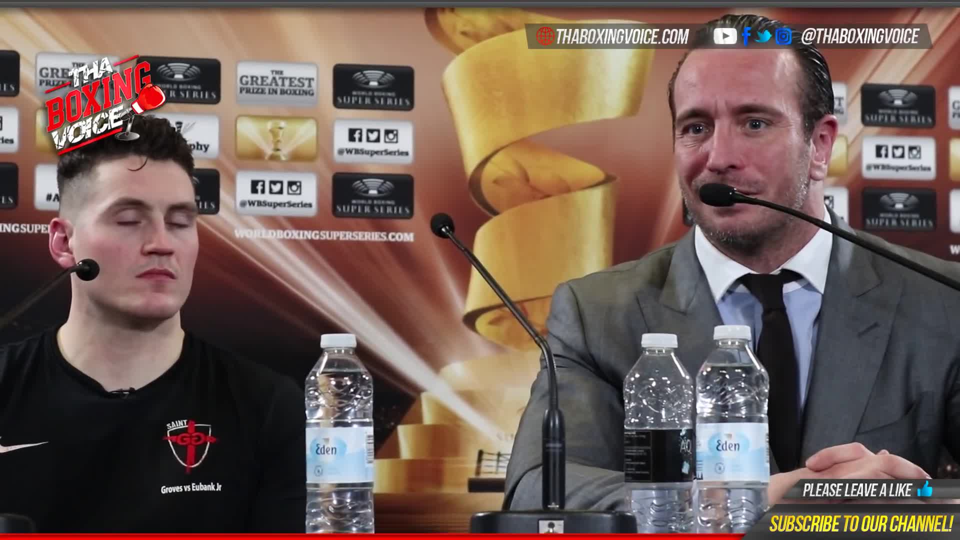 George Groves vs. Chris Eubank Jr press conference: Part 1 Shane McGuigan