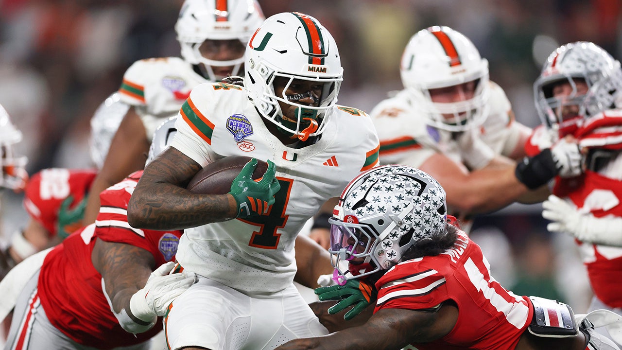 Miami upsets Ohio State for shocking CFP win, ends Buckeyes' back-to ...