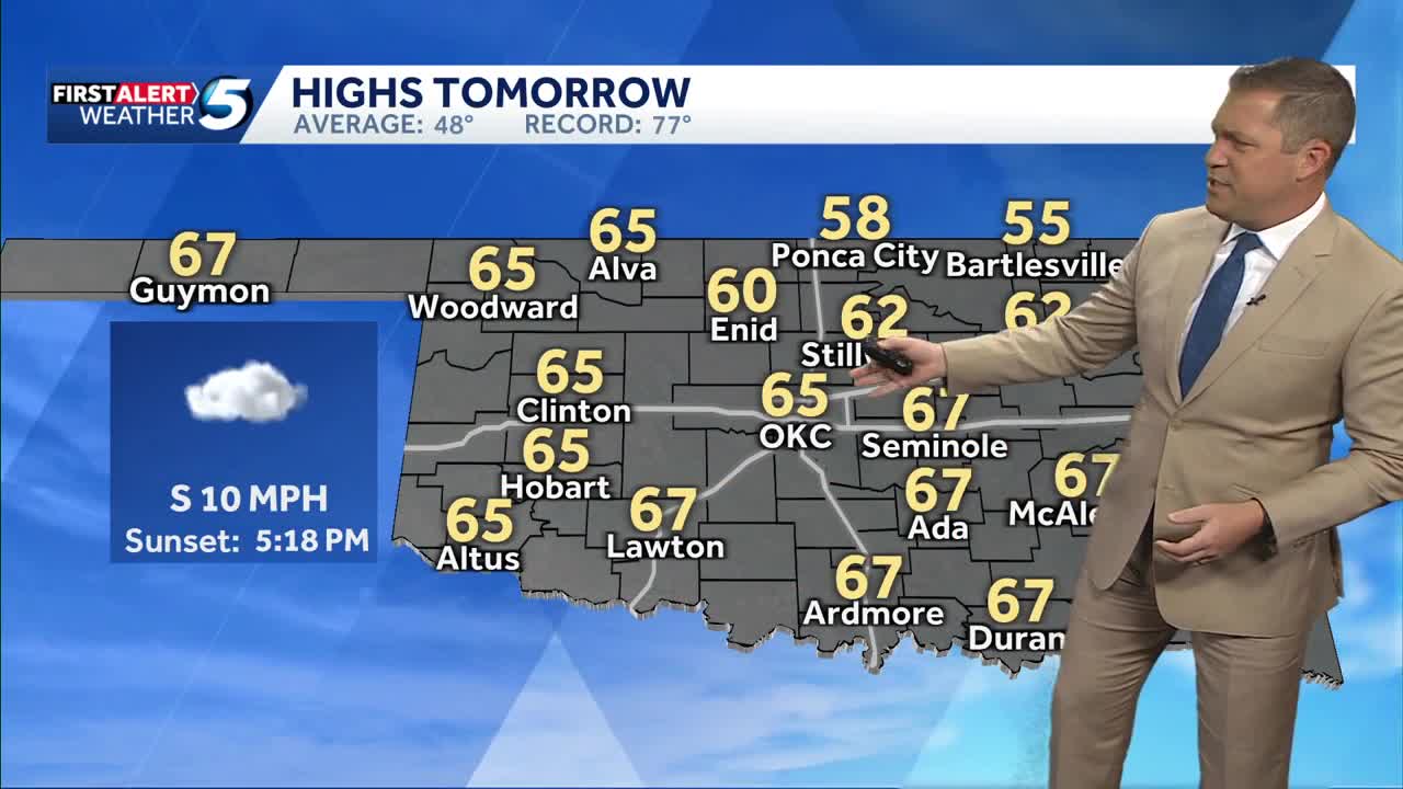 Timeline: Chilly for New Year’s Eve across Oklahoma