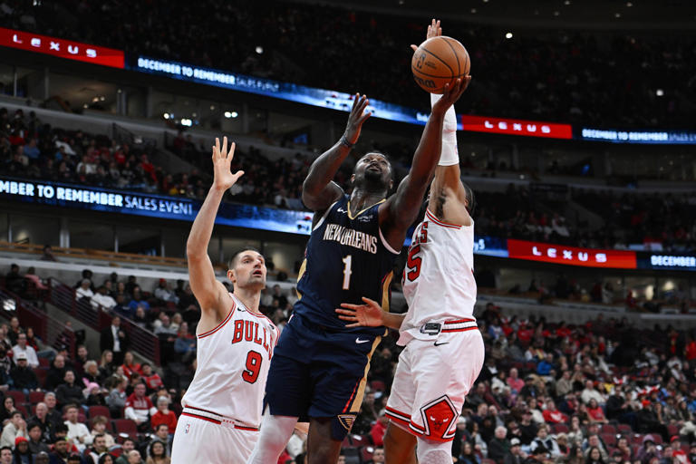 Okoro's season-high 24 points lead short-handed Bulls past Pelicans 134-118