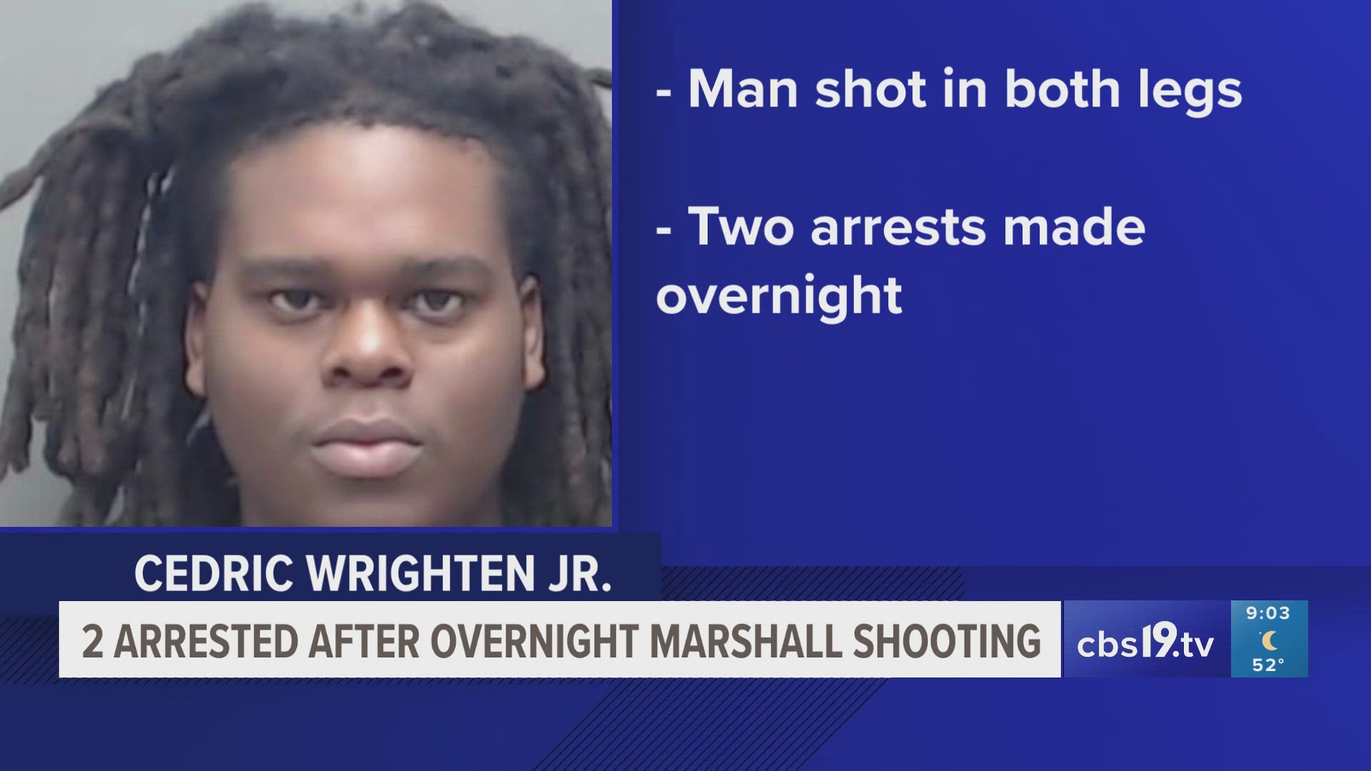 Two arrested in Marshall after victim shot in both legs, shooter's ...